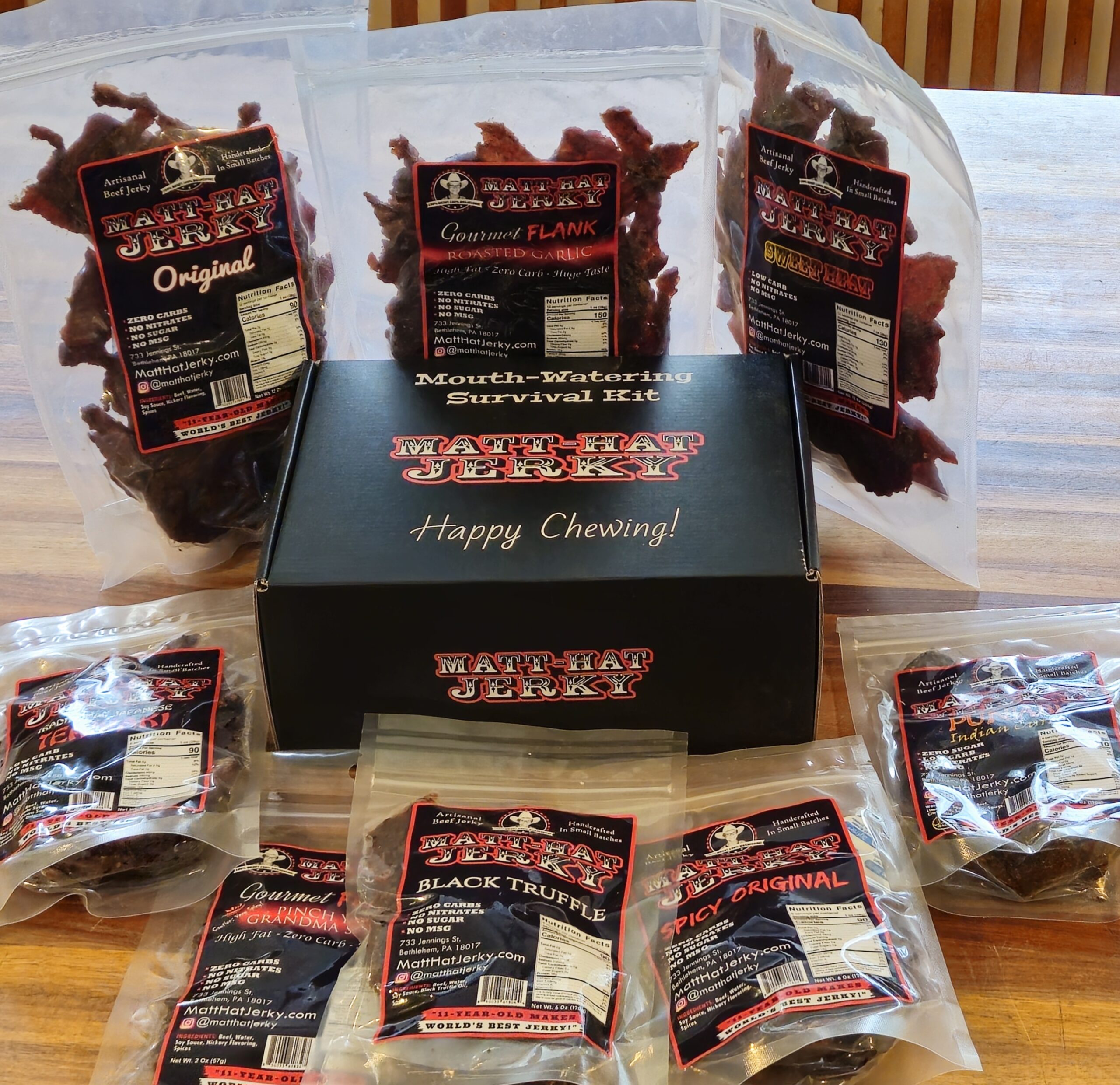 PA Bacon Fest Matt-Hat Jerky - PA Bacon Fest